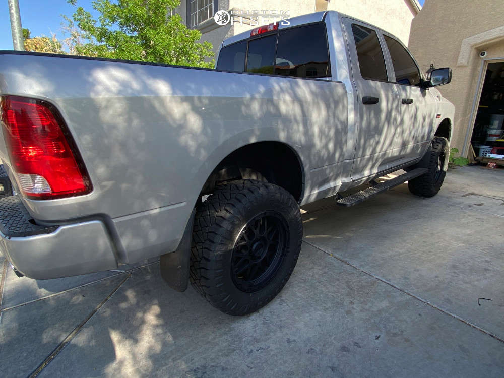 2013 Ram 1500 with 20x9 18 KMC KM535 and 35/12.5R20 Nitto Ridge ...