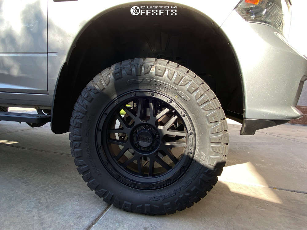 2013 Ram 1500 with 20x9 18 KMC KM535 and 35/12.5R20 Nitto Ridge ...