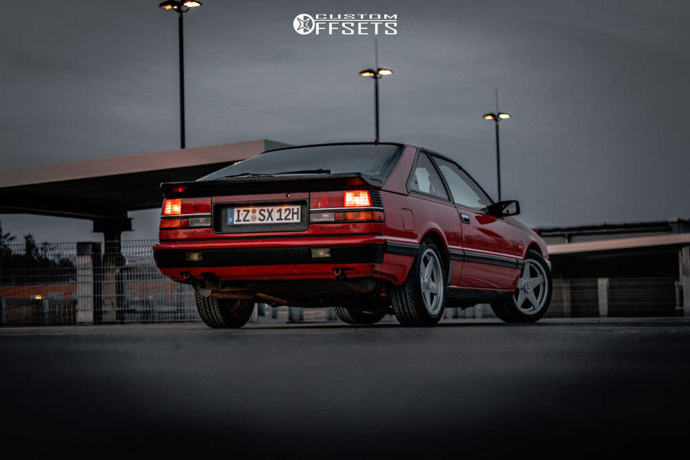 1988 Nissan 200SX with 16x7.5 30 Azev Type A and 205/50R16 Continental ...