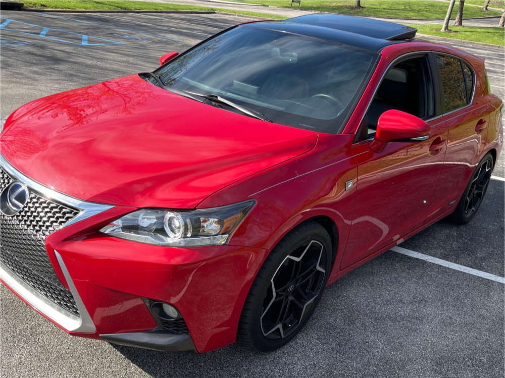 2014 Lexus CT200h with 18x8 35 Petrol P1a and 245/40R18 Nitto Neo Gen ...