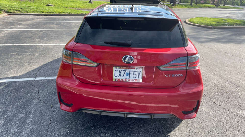 2014 Lexus CT200h with 18x8 35 Petrol P1a and 245/40R18 Nitto Neo Gen ...