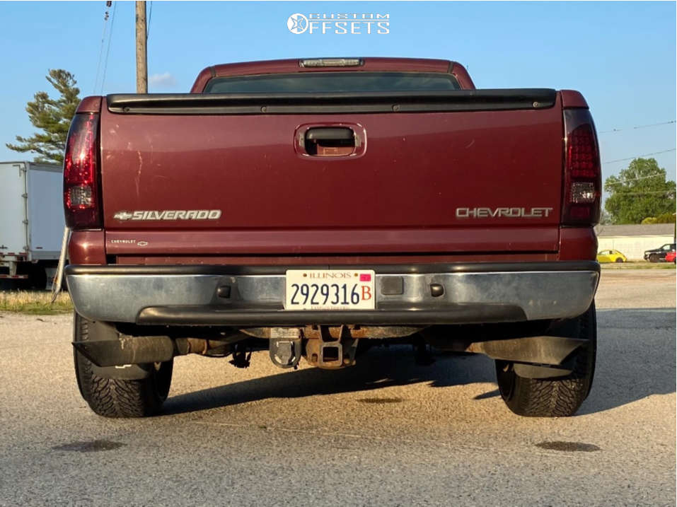 2002 Chevrolet Silverado 1500 with 22x12 -51 Vision Rocker and 265 ...