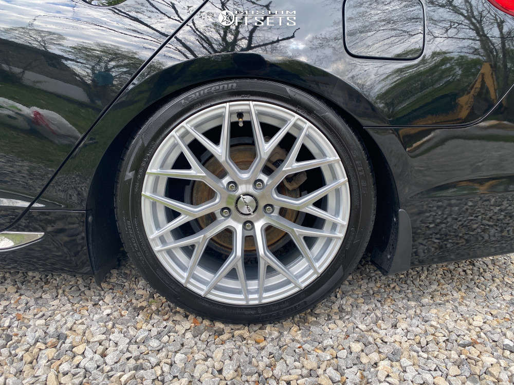 2015 Hyundai Sonata with 18x8.5 35 Shift Spring and 235/40R18 Laufenn S ...