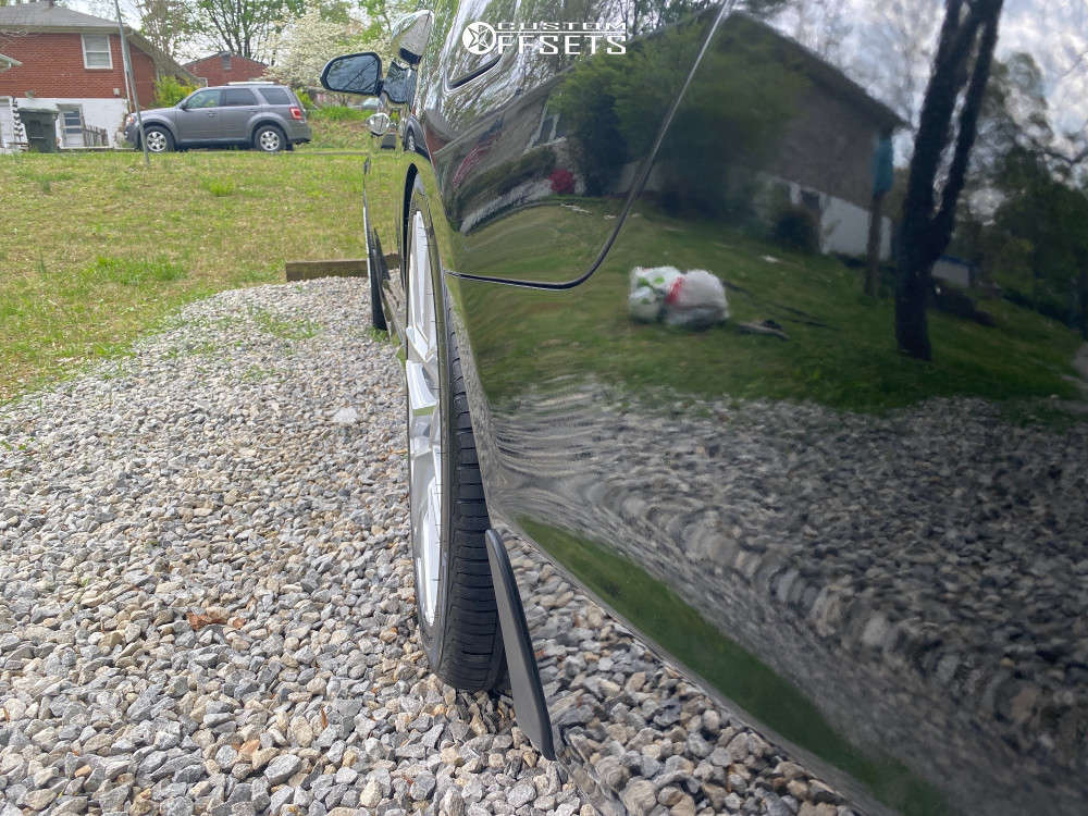 2015 Hyundai Sonata with 18x8.5 35 Shift Spring and 235/40R18 Laufenn S ...