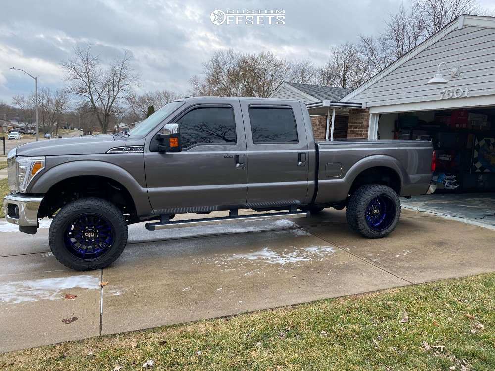 2013 Ford F-250 Super Duty with 20x12 -44 Cali Offroad Summit and 33/12 ...