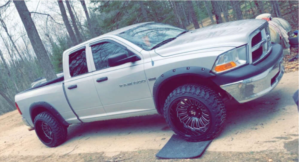 2011 Ram 1500 with 22x14 -81 ARKON OFF-ROAD Alexander and 33/13.5R22 ...