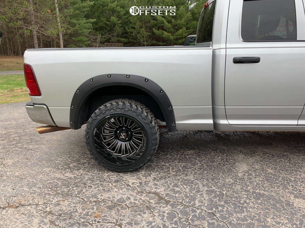 2011 Ram 1500 with 22x14 -81 ARKON OFF-ROAD Alexander and 33/13.5R22 ...