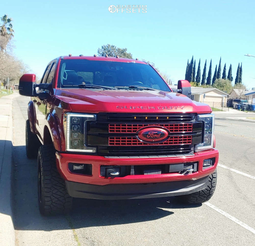 2017 Ford F-250 Super Duty with 22x12 -44 Black Rhino Centurion and 325 ...