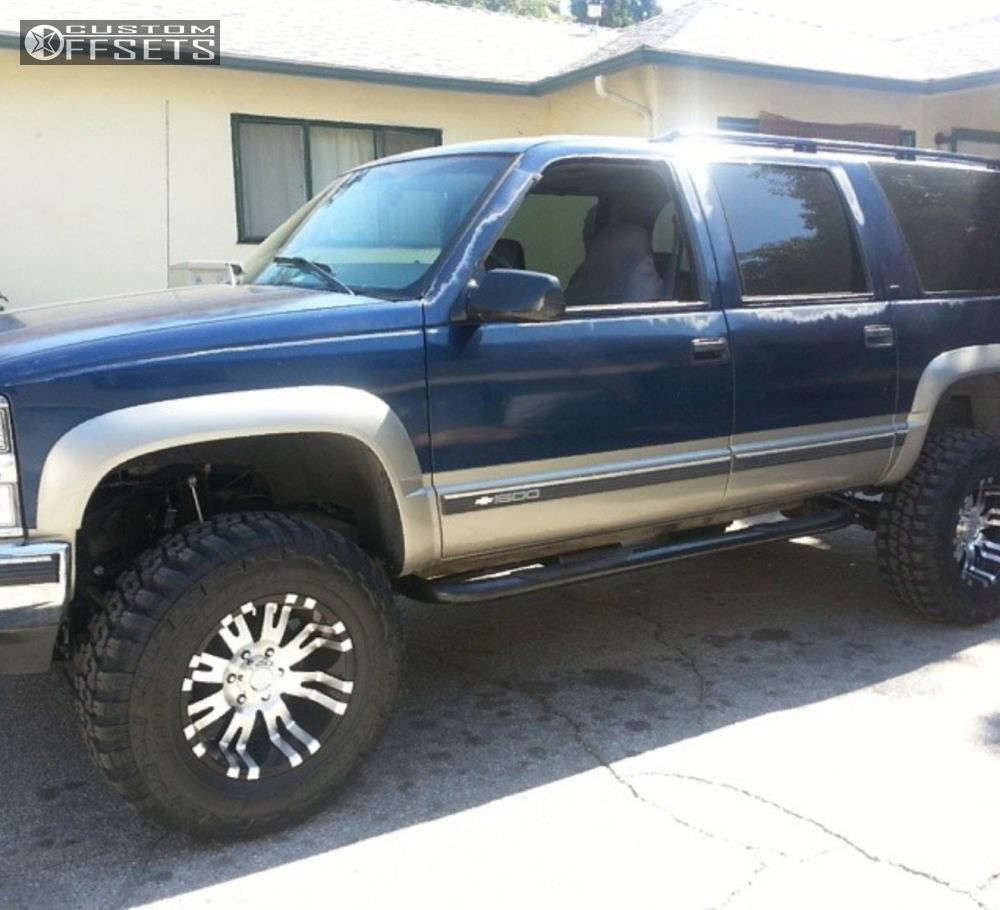 1998 Chevrolet Suburban with 18x9.5 -19 Pro Comp Series 01 and 35/12 ...