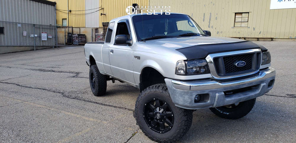 2005 Ford Ranger with 18x9 -12 Mayhem Chaos and 275/70R18 BFGoodrich ...