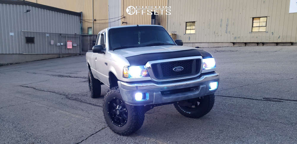 2005 Ford Ranger with 18x9 -12 Mayhem Chaos and 275/70R18 BFGoodrich ...
