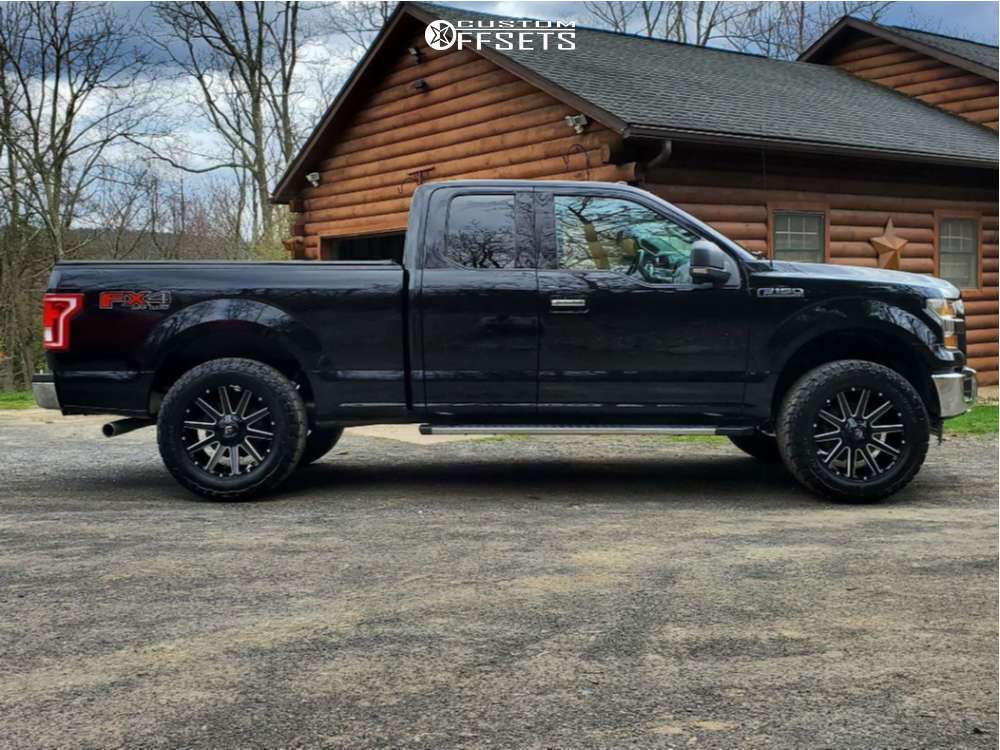 2017 Ford F-150 with 20x9 20 Fuel Contra and 305/55R20 General Atx and ...