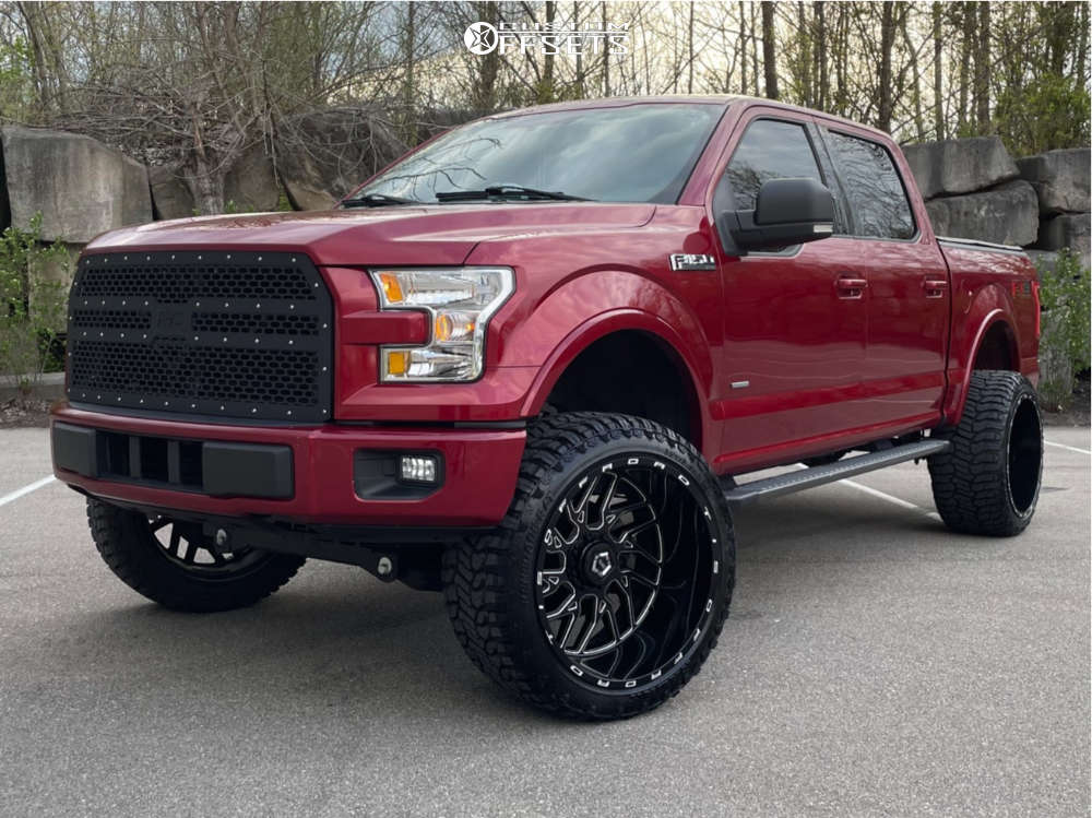 2016 Ford F-150 with 24x14 -76 TIS 544BM and 35/13.5R24 Radar Renegade ...