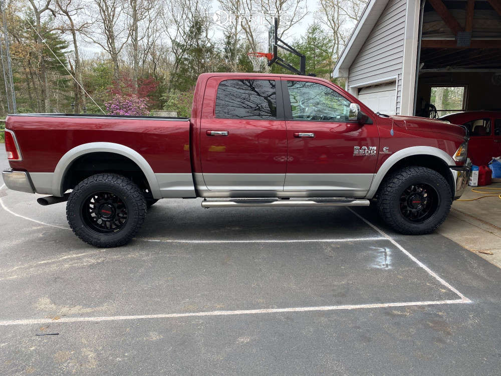 2013 Ram 2500 with 20x10 -19 Mayhem Tripwire and 35/12.5R20 Kenda ...