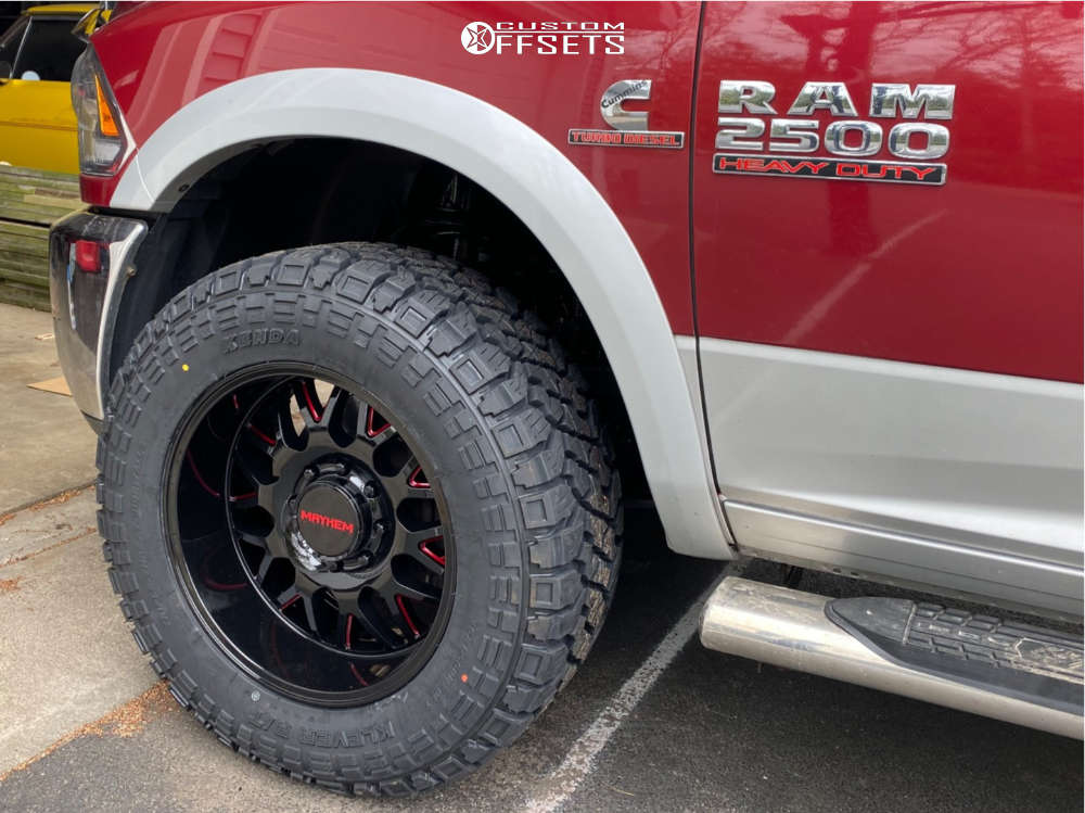 2013 Ram 2500 with 20x10 -19 Mayhem Tripwire and 35/12.5R20 Kenda ...