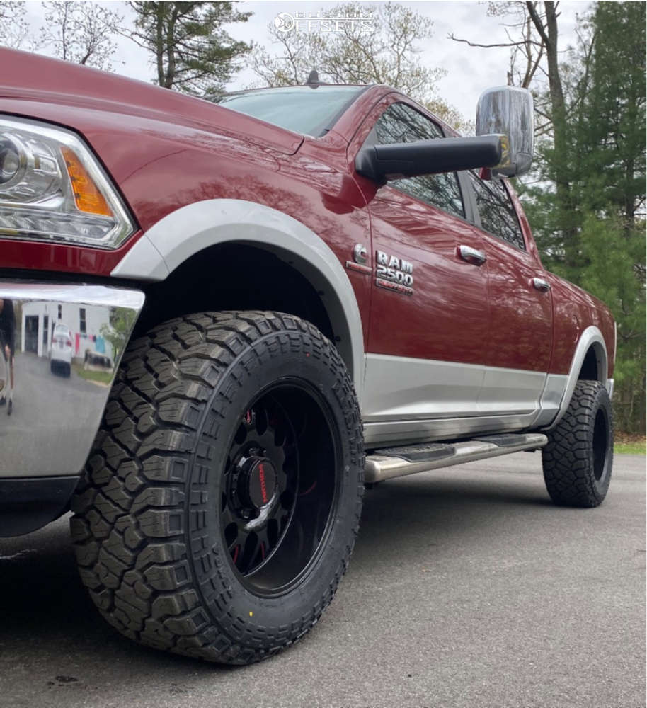 2013 Ram 2500 with 20x10 -19 Mayhem Tripwire and 35/12.5R20 Kenda Klever R/T and Stock | Custom ...