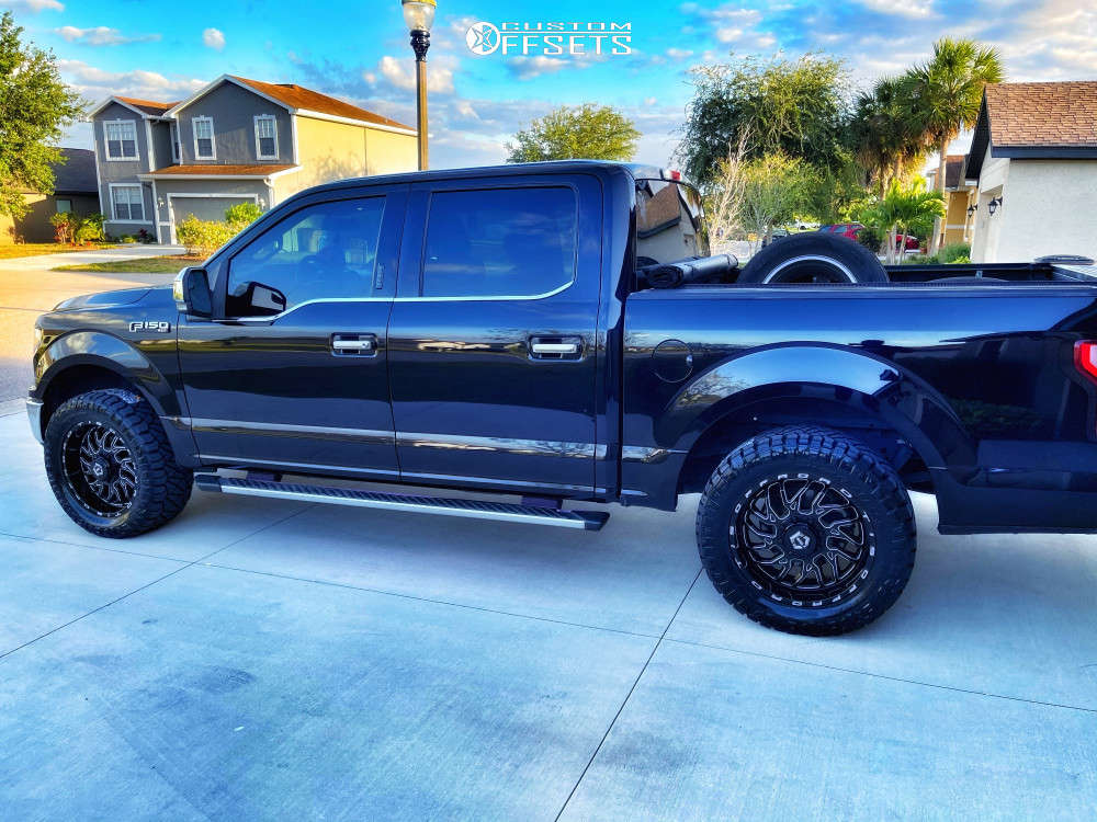 2019 Ford F-150 with 20x9 1 TIS 544BM and 295/55R20 Nitto Ridge ...