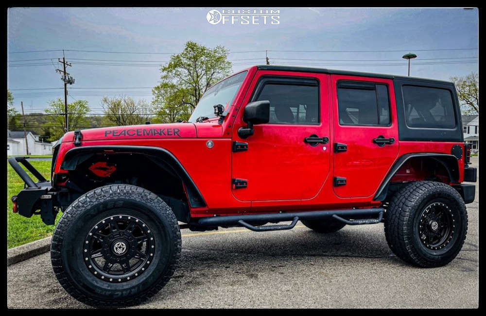 2011 Jeep Wrangler with 17x9 -12 Anthem Off-Road Rogue and 35/12.5R17 ...