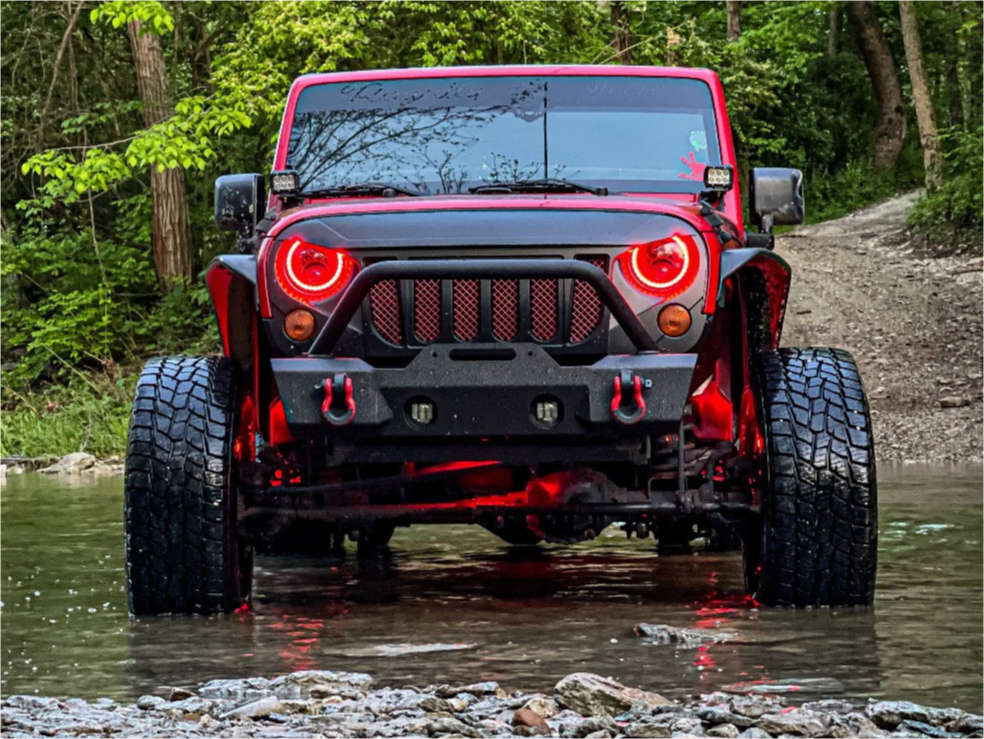 2011 Jeep Wrangler with 17x9 -12 Anthem Off-Road Rogue and 35/12.5R17 ...