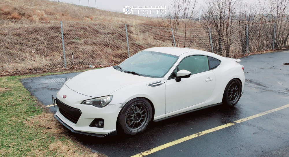 2013 Subaru BRZ with 17x9 40 Konig Hypergram and 225/45R17 Sumitomo Htr ...