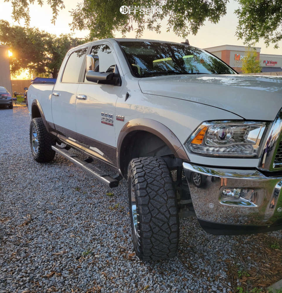 2018 Ram 2500 with 20x10 -25 Vision Razor and 35/12.5R20 Nitto Ridge ...
