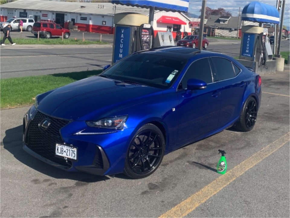 2017 Lexus IS300 Wheel Offset Flush Stock | 1639100 | Custom Offsets