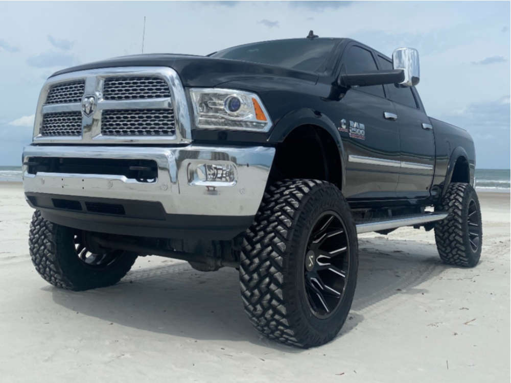 2018 Ram 2500 with 22x12 -51 ARKON OFF-ROAD Roosevelt and 37/13.5R22 ...