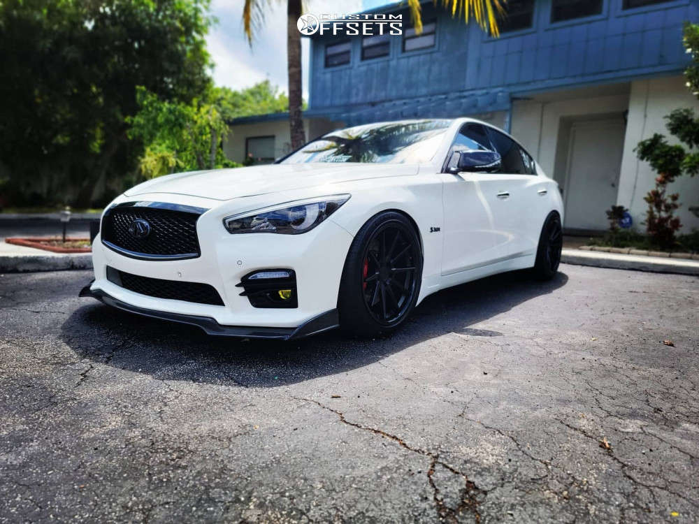 2017 INFINITI Q50 with 19x9.5 20 Ferrada FR4 and 255/40R19 Lexani Lx ...