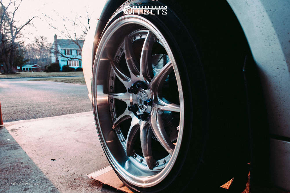 2006 Subaru Legacy with 18x9.5 35 Aodhan Ds07 and 225/40R18 Michelin ...