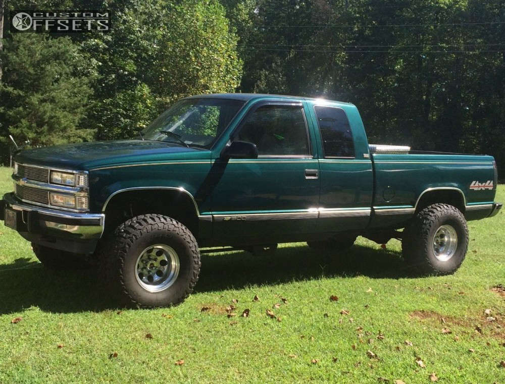 1995 Chevrolet K1500 with 15x10 -45 Mickey Thompson Classic Iii and 35/ ...