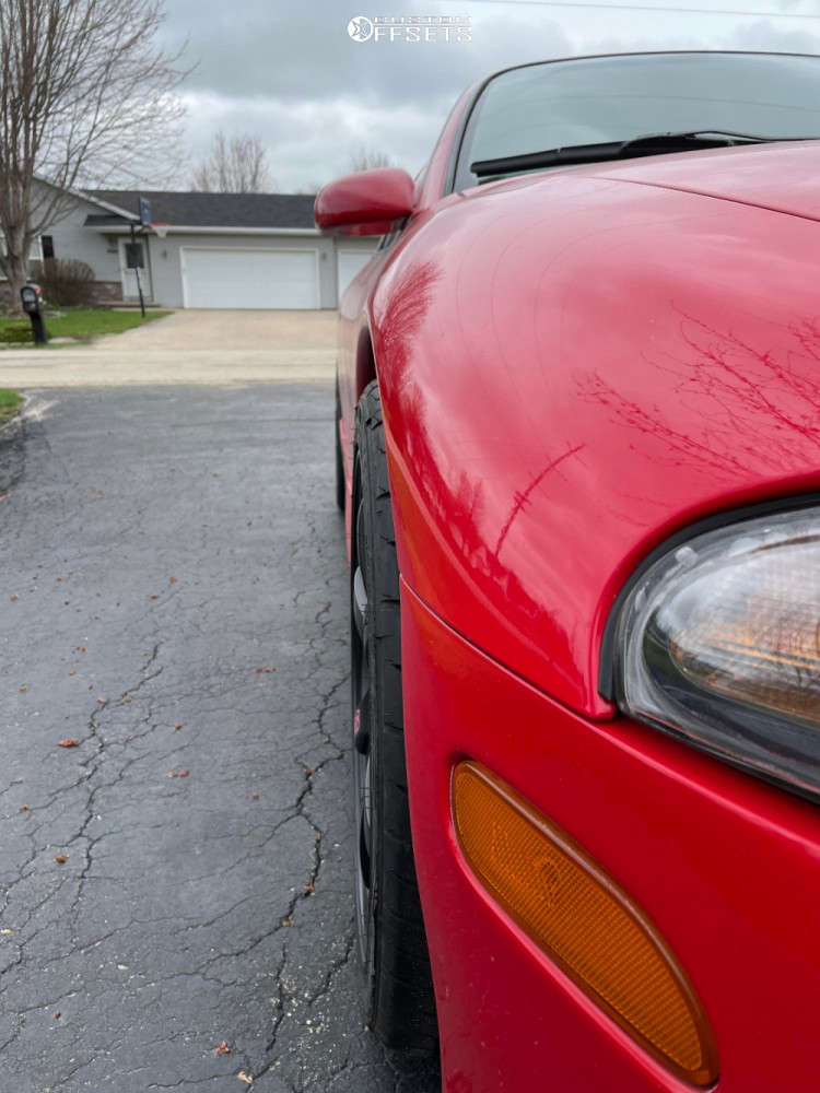1999 Mitsubishi Eclipse with 18x8.5 37 Gram Lights 57dr and 245/40R18 ...