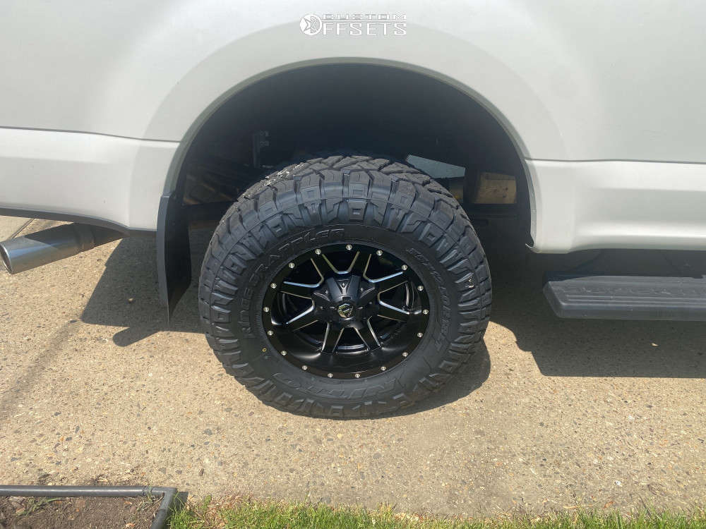 2017 Ford F-250 Super Duty with 18x9 1 Fuel Maverick and 35/12.5R18 ...