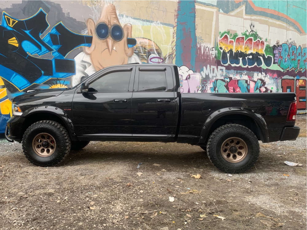 2016 Ram 1500 with 17x9 0 Alloy Ion 179 and 37/12.5R17 Nokian ROADIAN ...