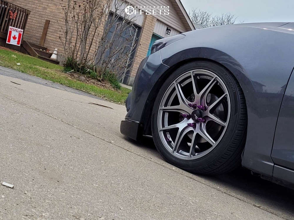 2015 Mazda 3 with 18x8 40 Fast Wheels Fc04 and 225/45R18 Laufenn S Fit ...