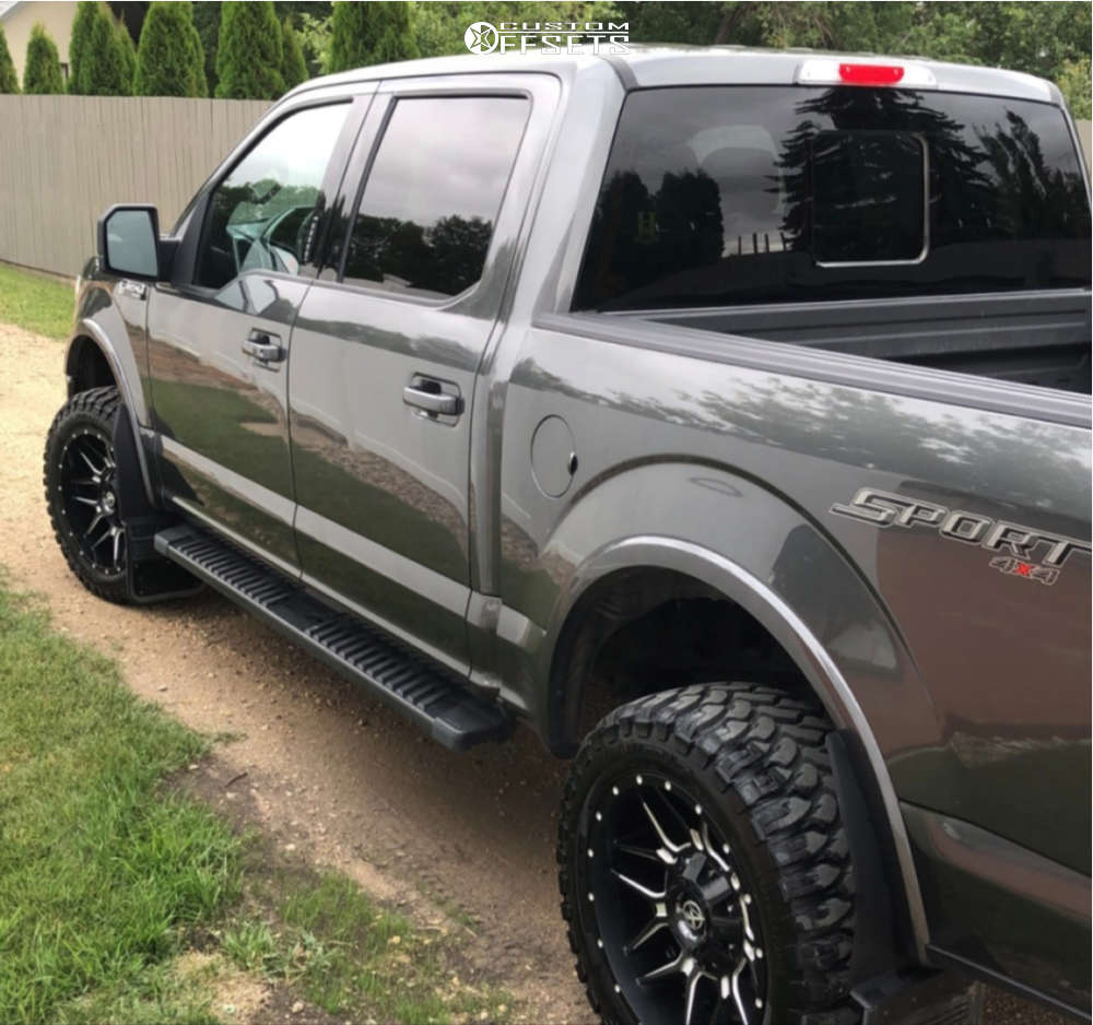 2018 Ford F-150 with 20x10 -12 XF Offroad Xf-222 and 33/12.5R20 Unigrip ...