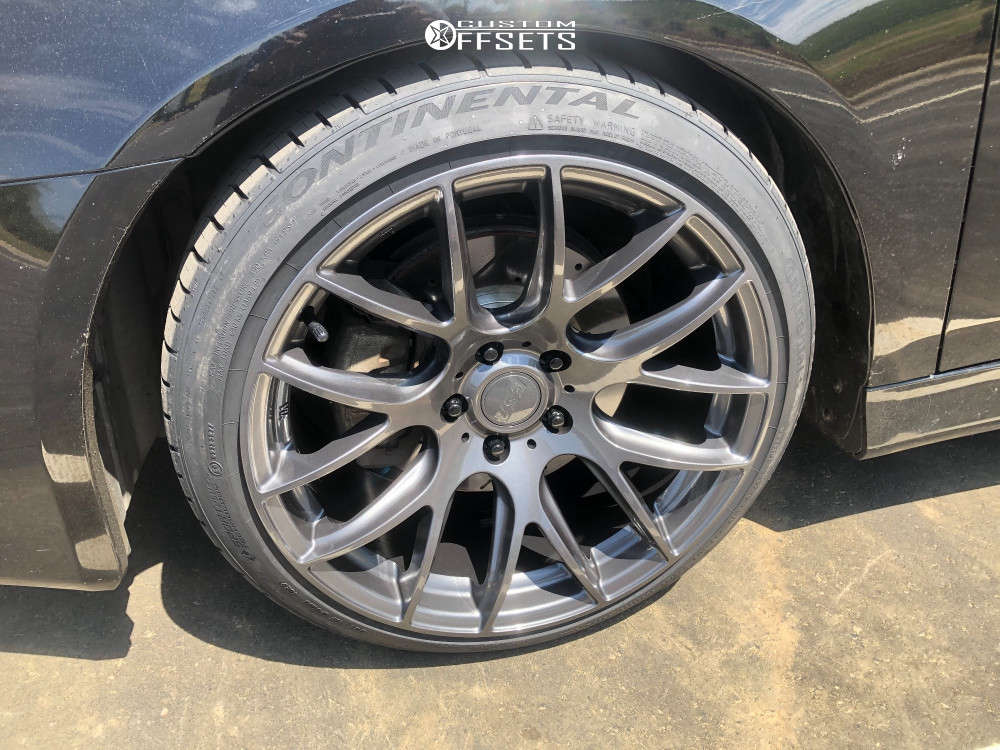 2008 Acura TSX with 18x9.5 35 ESR Sr12 and 225/40R18 Continental ...