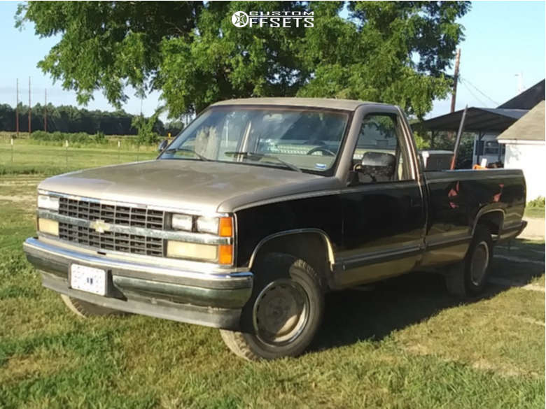 1988 Chevrolet K2500 with 16x9 0 OEM Wheels Rally and 27/9.5R16 Wild ...