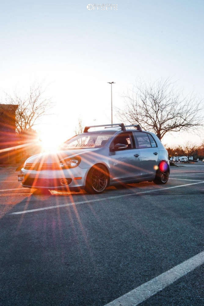 2010 Volkswagen Golf with 18x8.5 35 XXR 571 and 215/35R18 Nankang Ns-25 ...