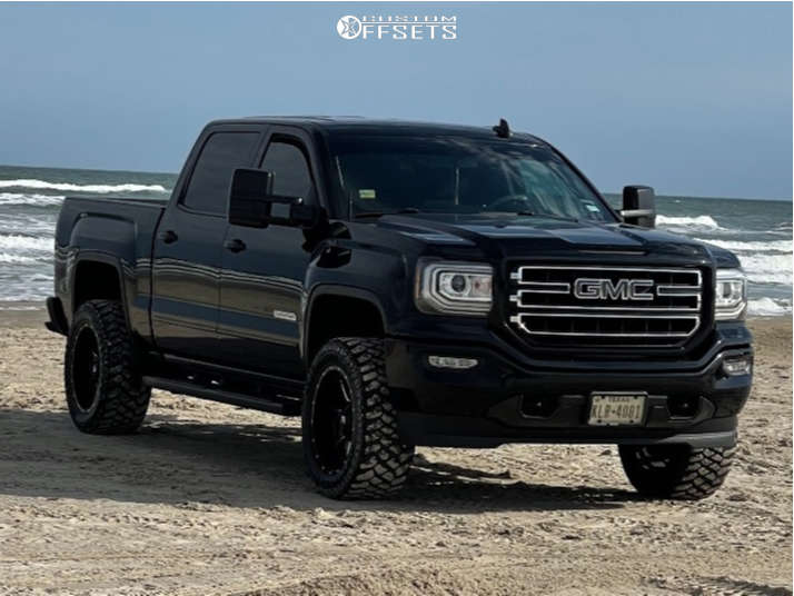 2018 GMC Sierra 1500 with 20x10 -4 Fuel Maverick and 33/12.5R20 ...