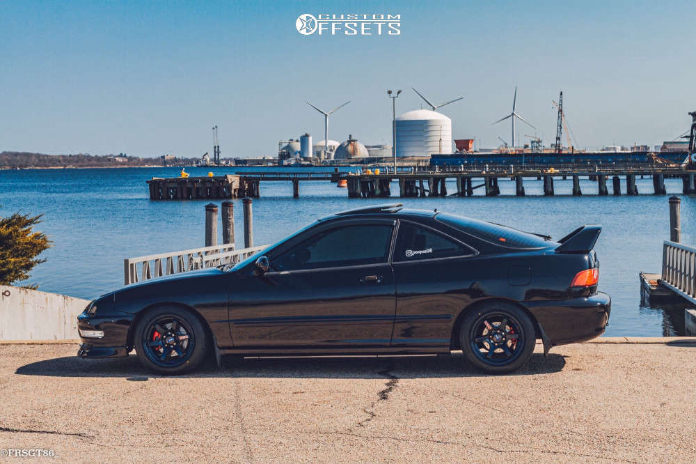 2001 Acura Integra with 15x8 35 Gram Lights 57dr and 205/50R15 Nitto ...