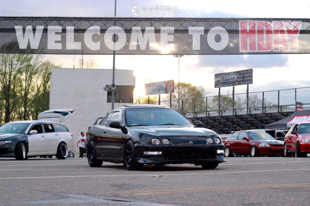 2001 Acura Integra with 15x8 35 Gram Lights 57dr and 205/50R15 Nitto ...