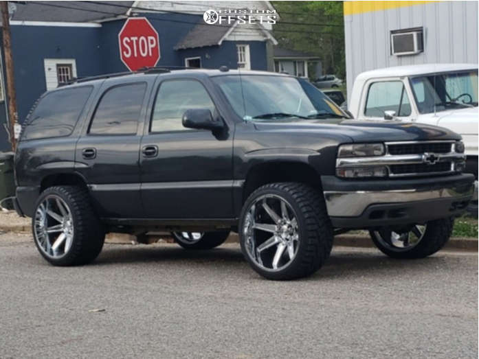 2003 Chevrolet Tahoe with 24x14 0 Axe Offroad Artemis and 33/14.5R24 ...