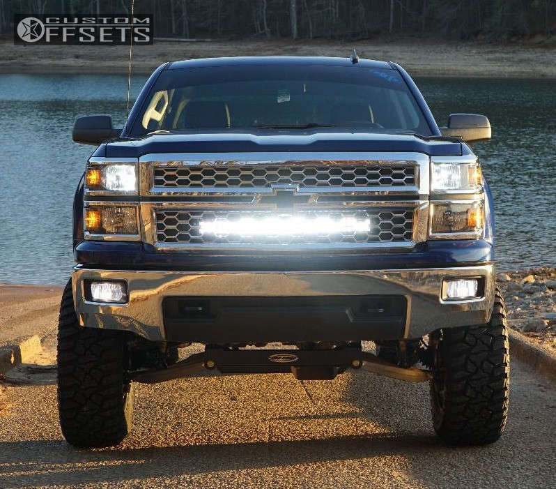 2014 Chevrolet Silverado 1500 with 20x10 -12 Fuel Coupler and 35/12 ...