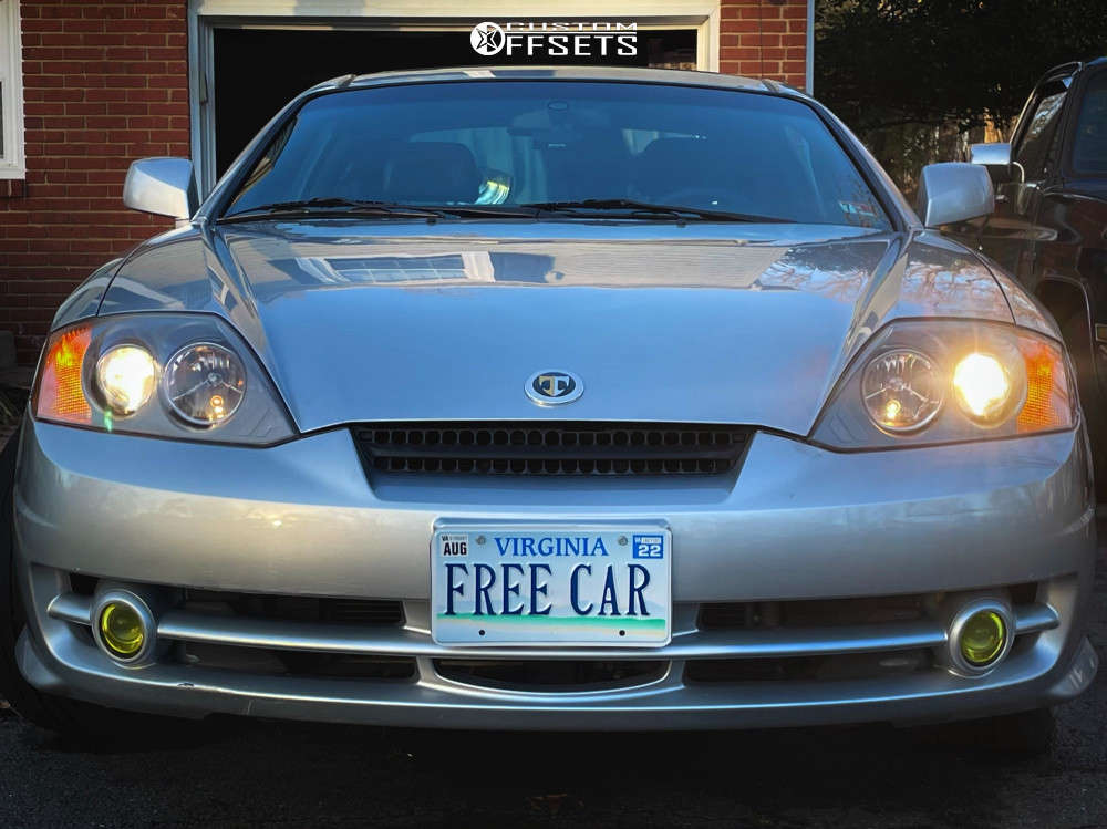 2003 Hyundai Tiburon with 17x9 30 MST Mt30 and 235/45R17 Dunlop Sport ...