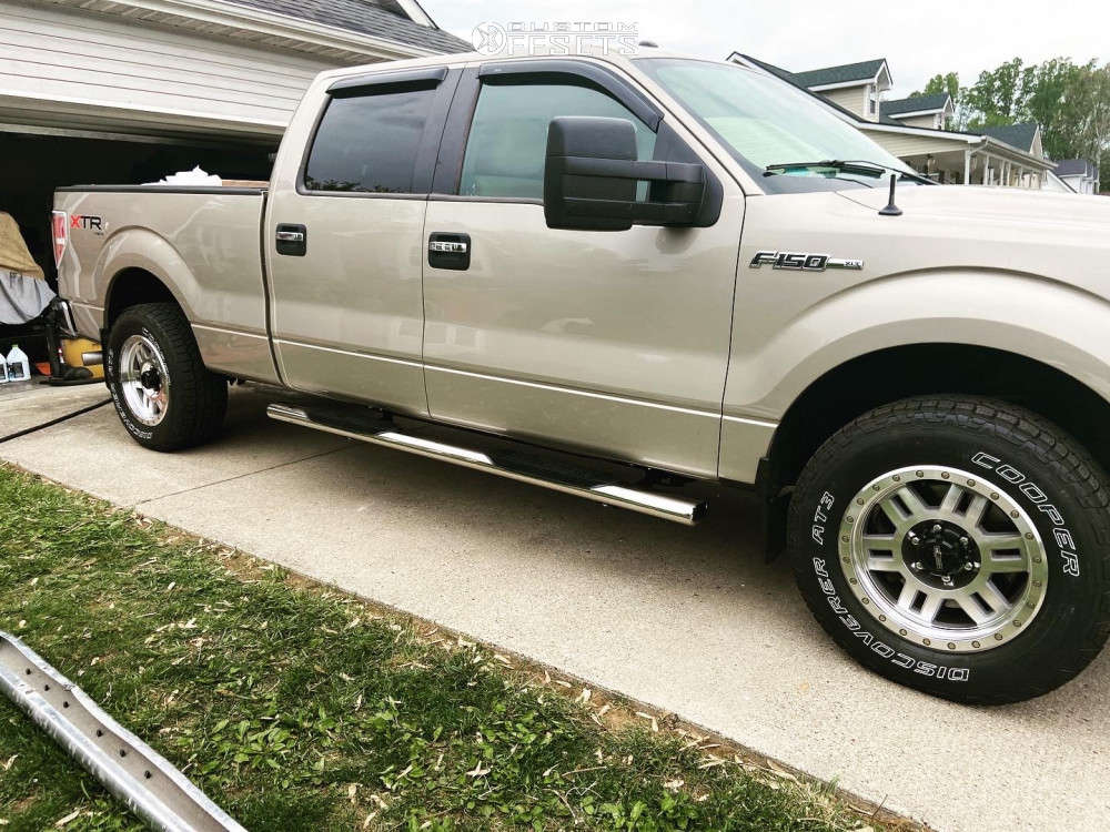 2010 Ford F-150 with 18x9 18 Vision Manx and 285/65R18 Cooper A/t3 and ...