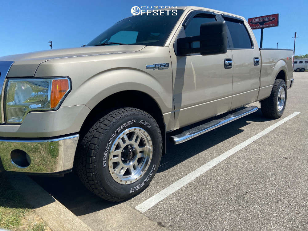 2010 Ford F-150 with 18x9 18 Vision Manx and 285/65R18 Cooper A/t3 and ...