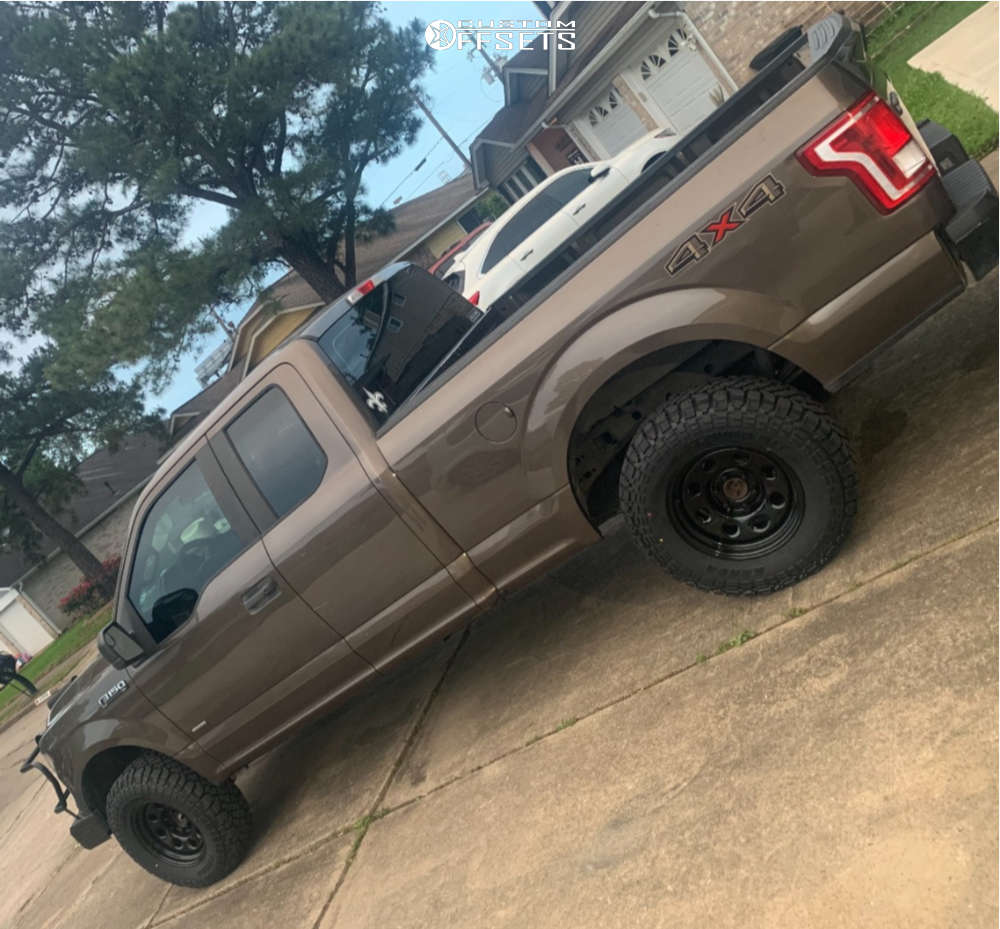 2015 Ford F-150 with 17x9 -12 Vision Soft 8 and 285/70R17 Kenda Klever ...