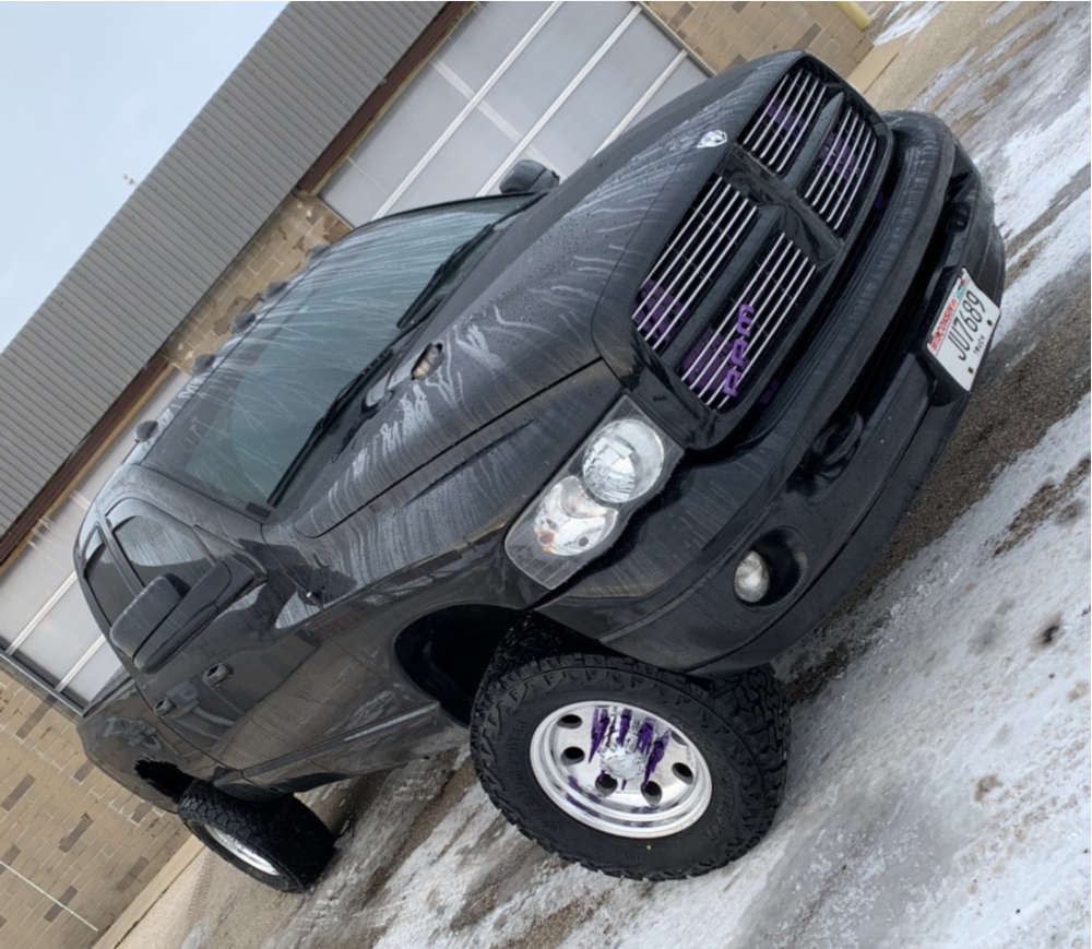 2004 Dodge Ram 2500 with 17x9 -12 Ultra Type 164 and 33/12.5R17 Venom ...