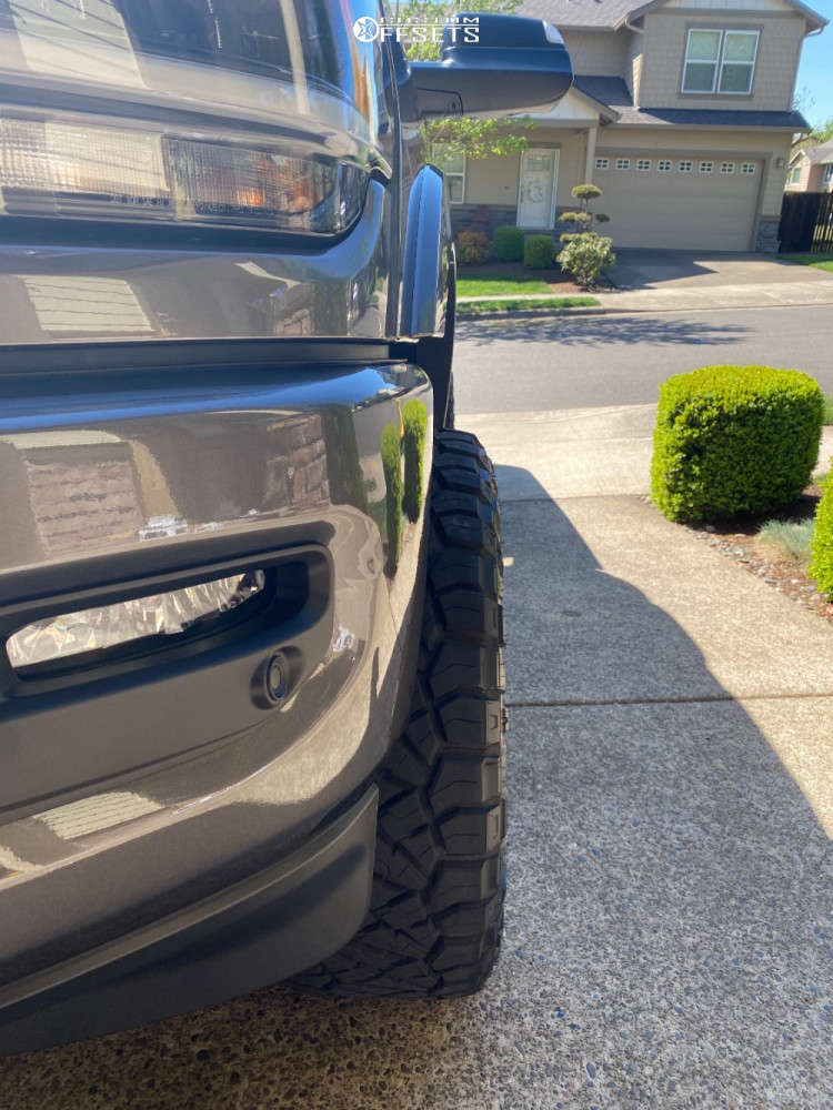 2021 Ram 3500 with 20x9 1 Fuel Covert and 35/12.5R20 Nitto Ridge ...