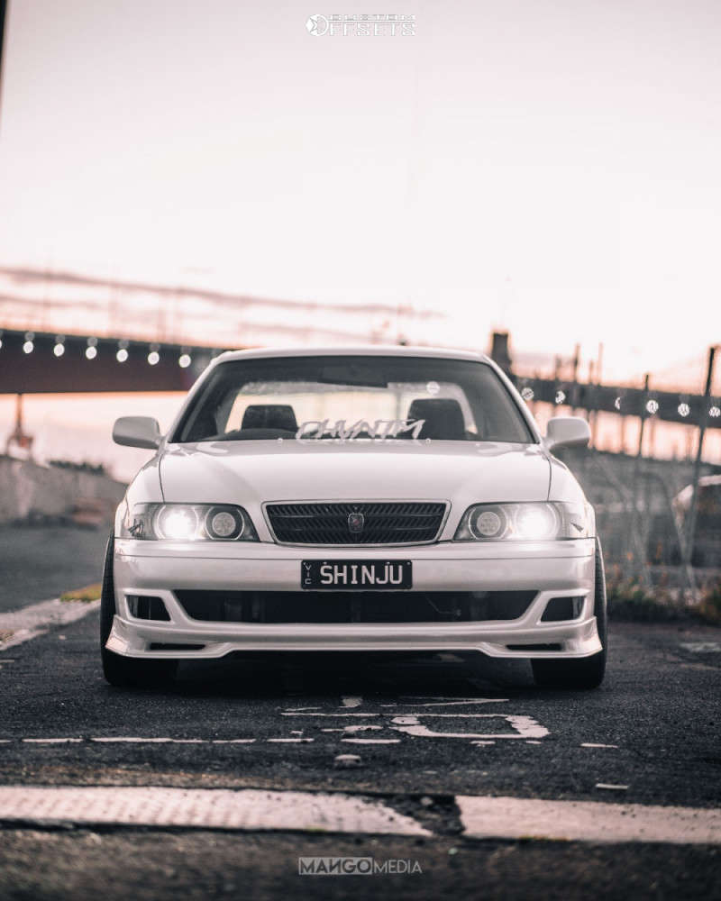 1998 Toyota Chaser with 18x9 22 Cosmis Racing Xt-005r and 235/40R18 ...